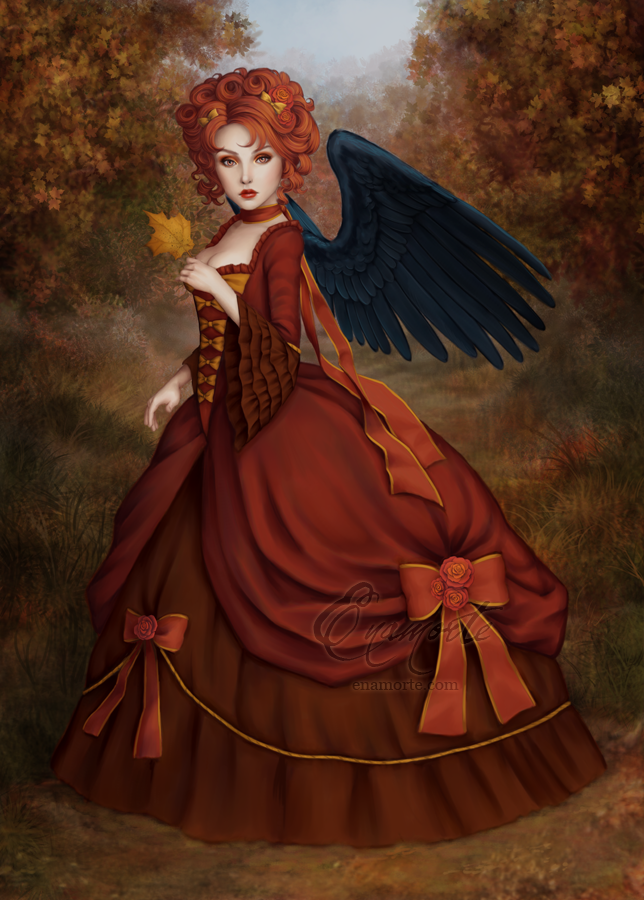 The Art of Enamorte: Autumn Angel