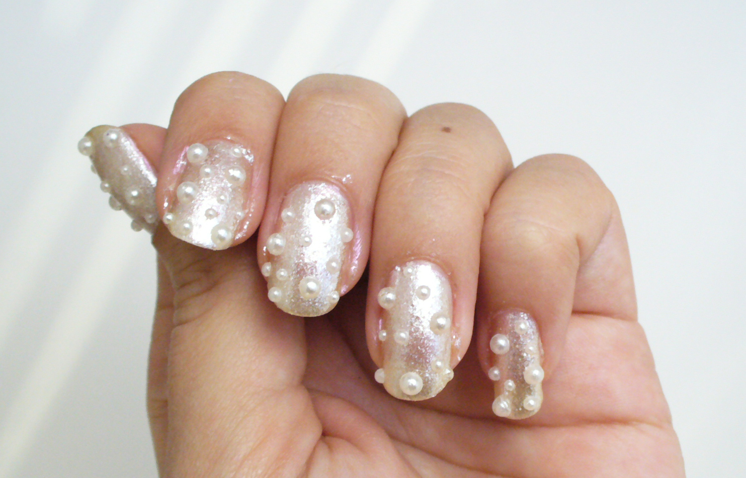 How To: 3D Pearl Nails - A Sparkly Life for Me