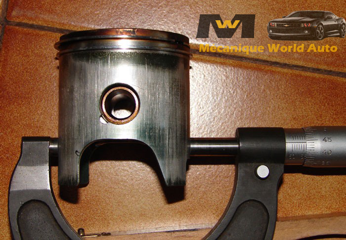 Mesures et jeux d'un ensemble cylindre/piston - Mécanique World