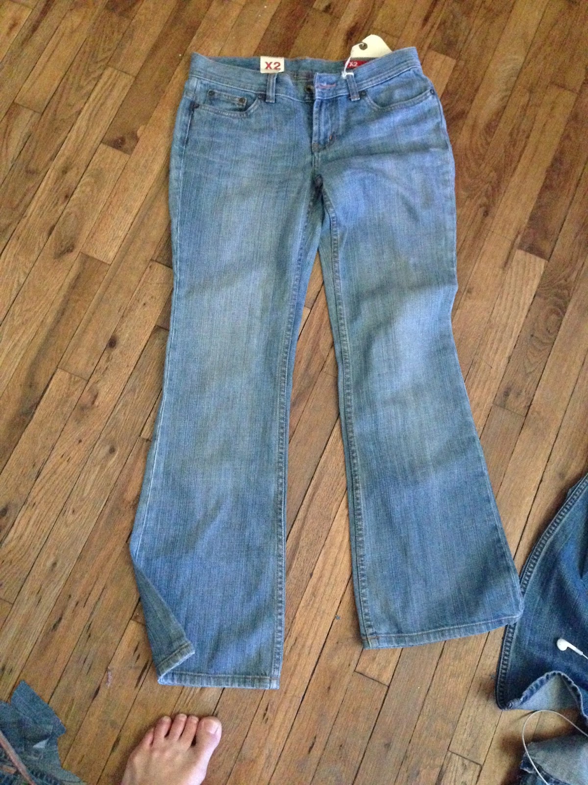 Refashion Co-op: Old Denim Jeans Become Cool Denim Dress