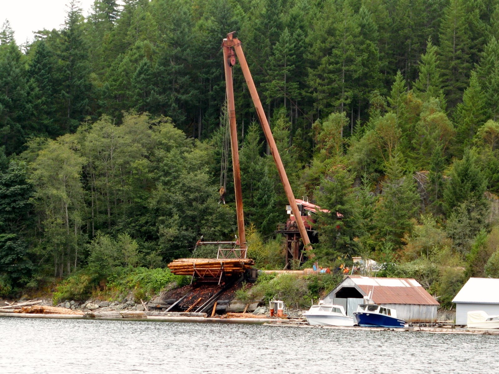 Margy Meanders: Log Hauling in British Columbia