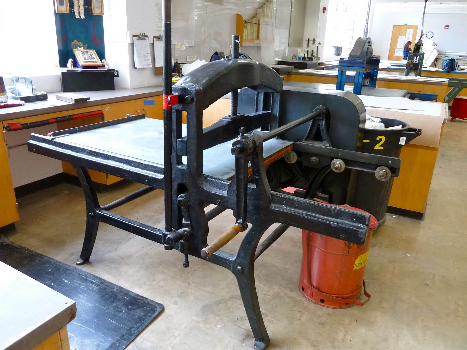 Hand Printers: "Printers" in my shop - old school at its best!