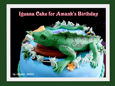 My Sweet Cake: Iguana Cake for Amank's Birthday