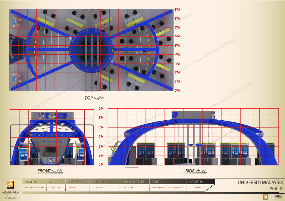 MY LIFE & ARTWROK AS A DESIGNER: UNIMAP BOOTH DESIGN 01