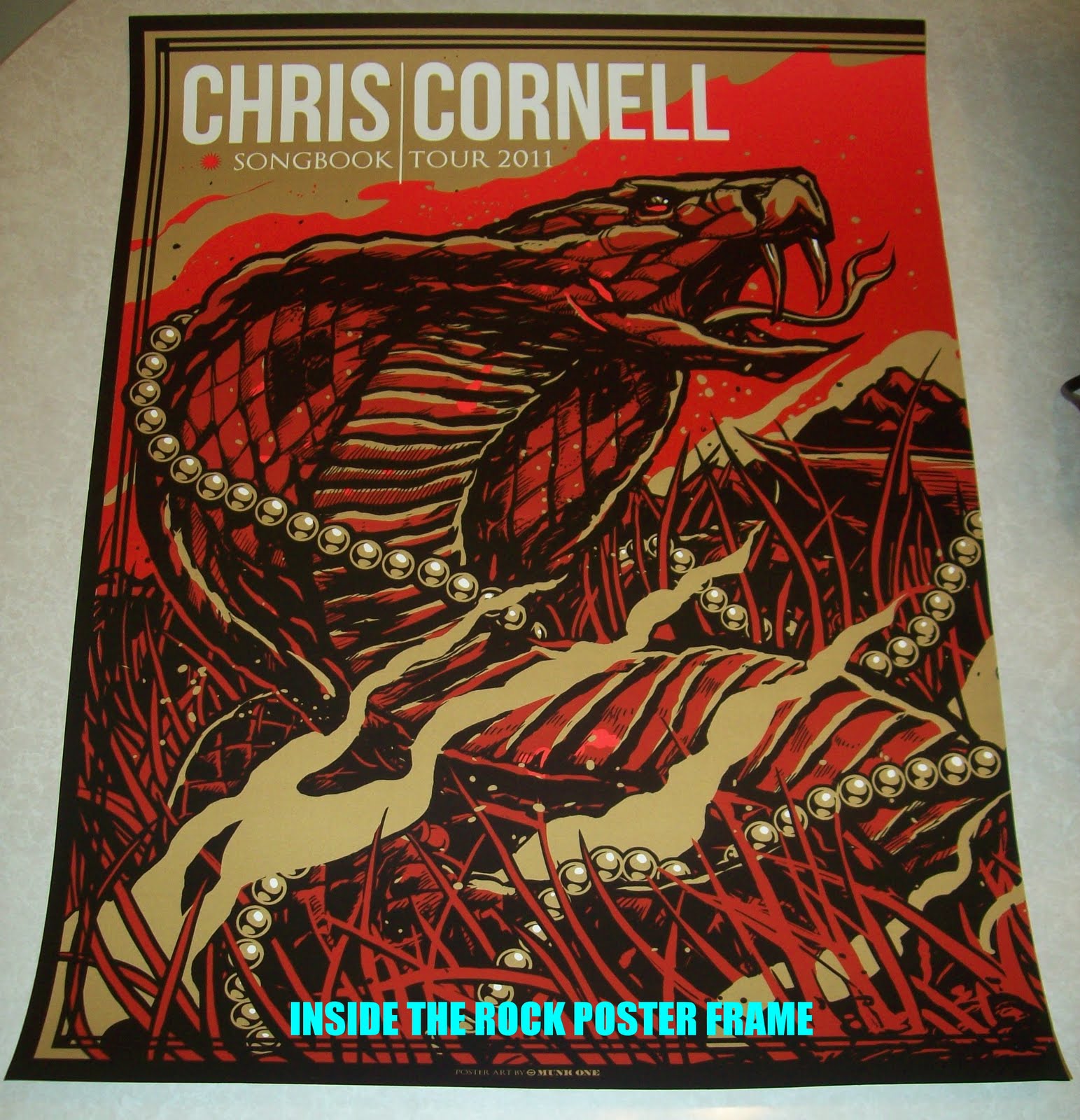 INSIDE THE ROCK POSTER FRAME BLOG: Exclusive First Look Munk One Chris ...