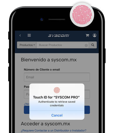 SYSCOM PRO para iPhone y Android