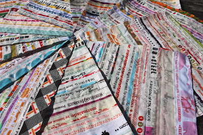 Fluffy Sheep Quilting: Selvage Blocks for Miles