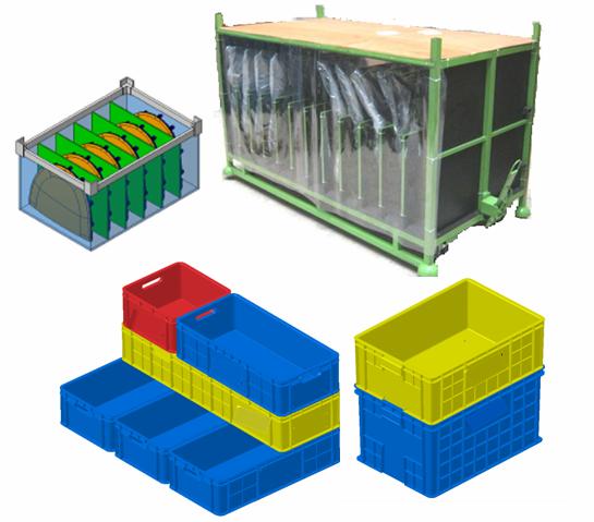 packaging box impraboard poly box dan trolley di cikarang bekasi