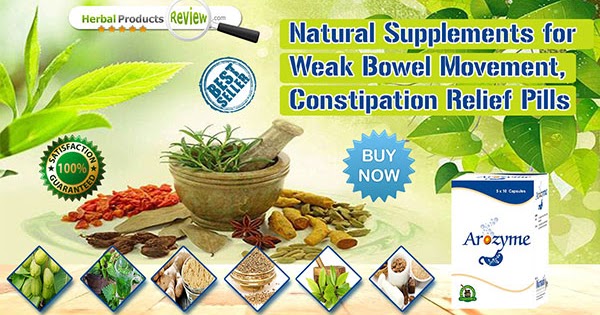 Natural Supplements for Weak Bowel Movement, Constipation Relief Pills