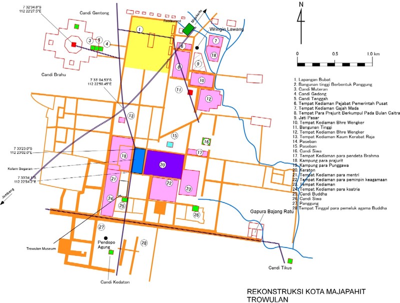 Old Maps, Expeditions and Explorations: Ancien Trowulan Mojokerto ...