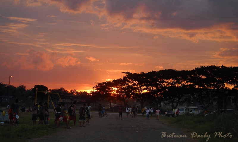 Butuan Daily Photo: Sunset at Butuan City Sports Complex