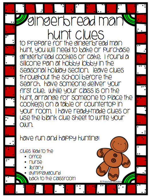 Preschool Wonders: Our Gingerbread Week!