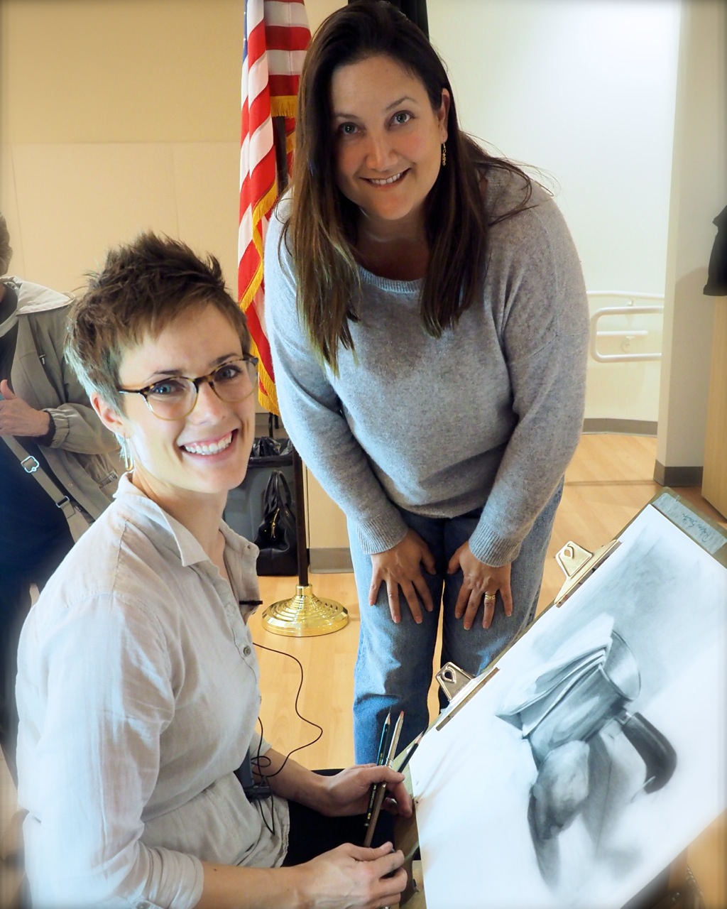 Photos and Stories: Robin Cole Smith at the Huntington Beach Art League