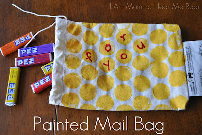 iLoveToCreate Blog: Painted Mail Bag