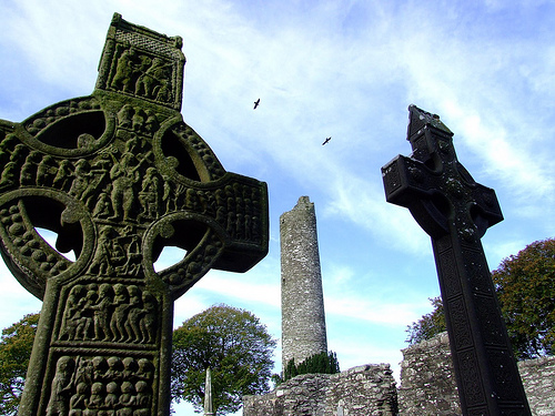 Clerical Whispers: Monasterboice in Ireland features many splendid high ...