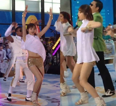 holyitskpop: Psy's back dancer, who is that pretty lady?