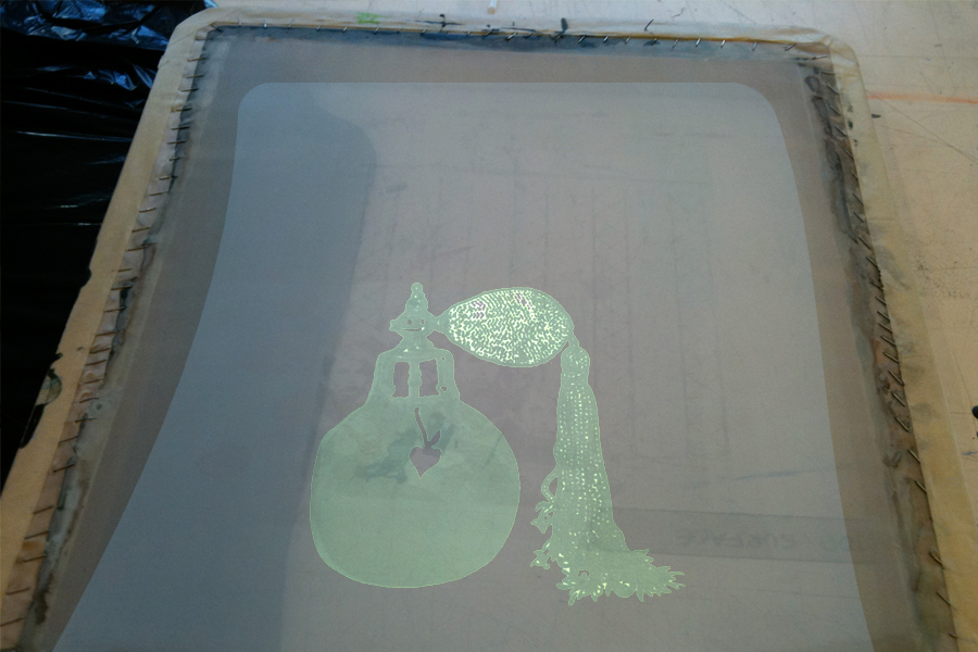7ahira: Silk Screen Process