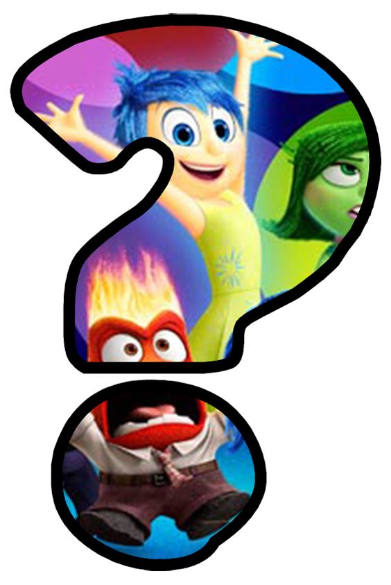 Abecedario de Del Revés. Inside Out Alphabet. - Oh my Alfabetos!