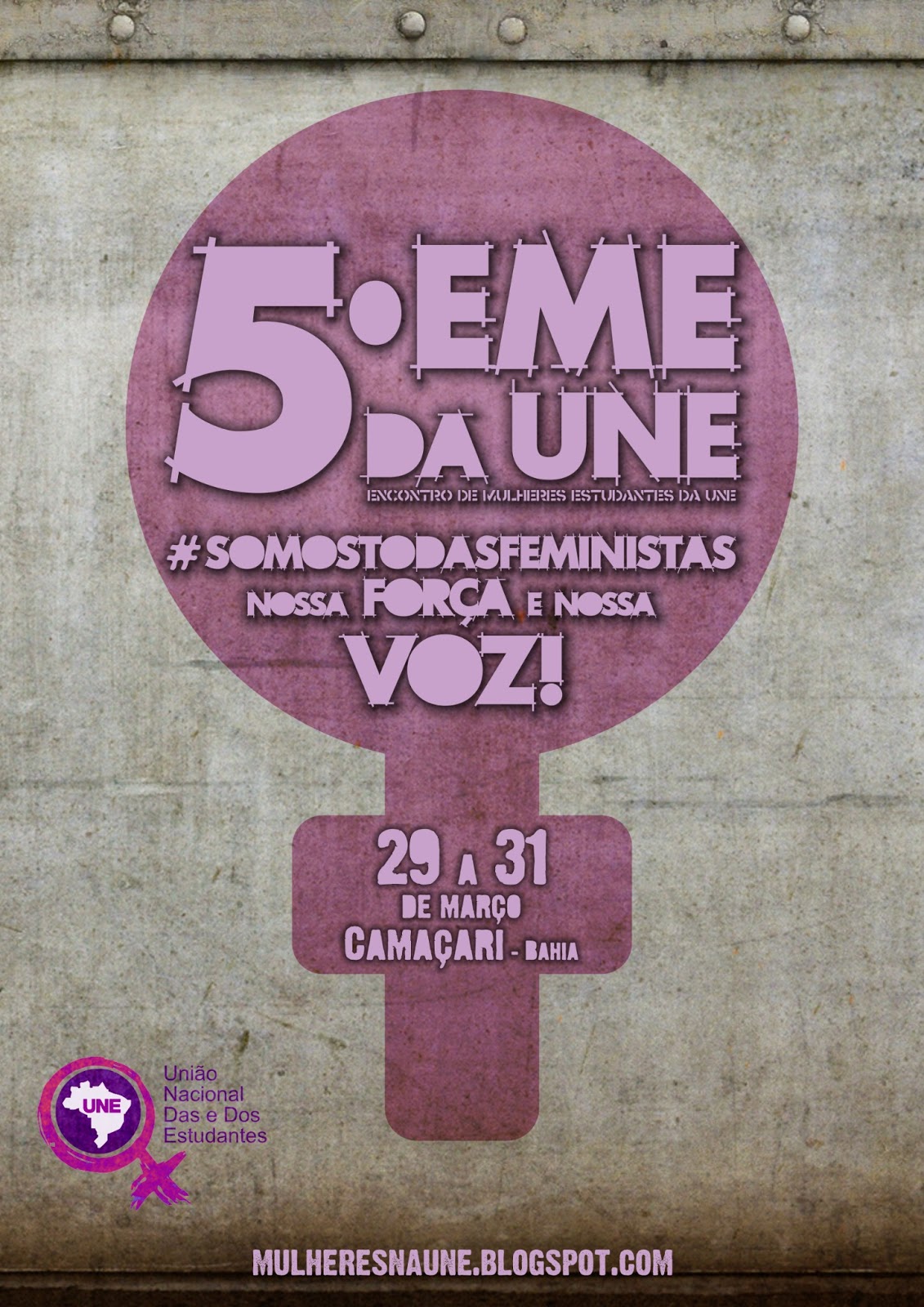 Diretoria de Mulheres da UNE: Informações sobre o 5º EME da UNE