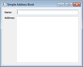 Py In My Eye: Qt 4.8 Address Book Tutorial - Part 1