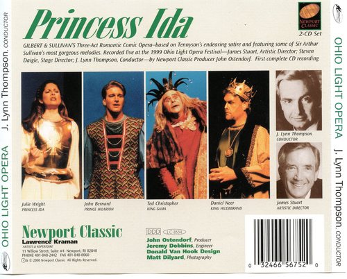 Attempted Bloggery: Album Review: Ohio Light Opera's "Princess Ida ...