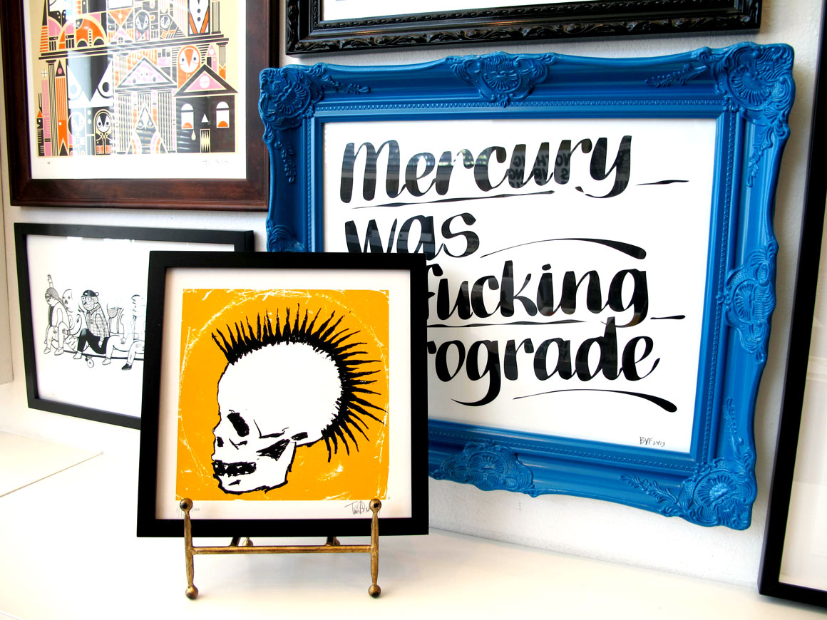 INSIDE THE ROCK POSTER FRAME BLOG: Tim Armstrong Step Down Print ...