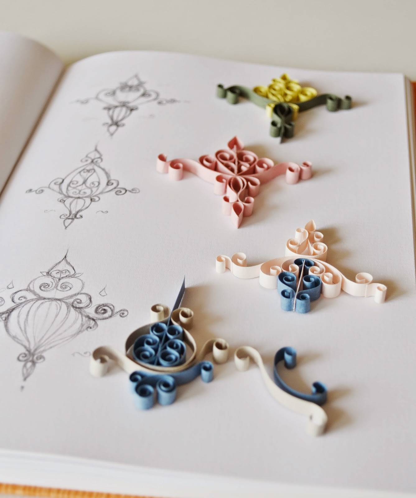 Kağıtla küçük şeyler: A new quilling collection: sneak-peek