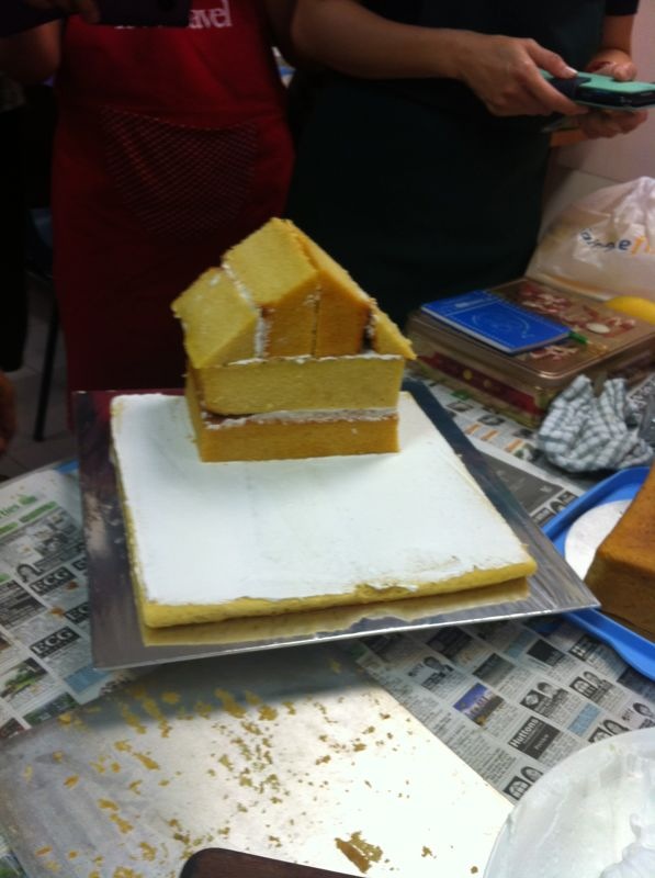 My Time in the Kitchen: How to build a 3D House Cake