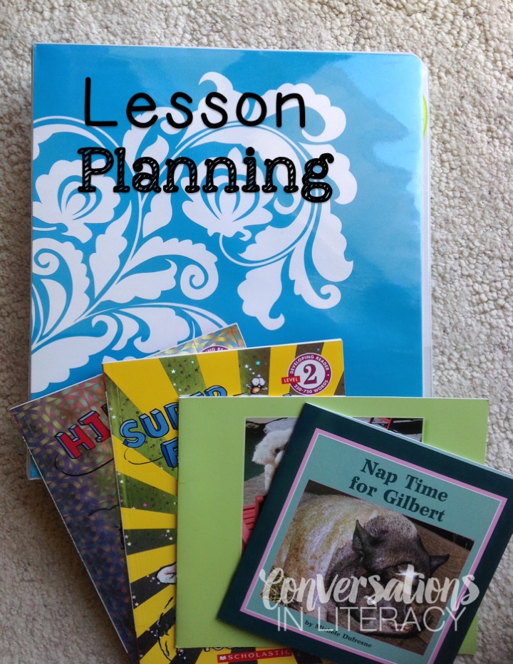 Reading Lesson Plans and RTI Visual Plans - Conversations in Literacy