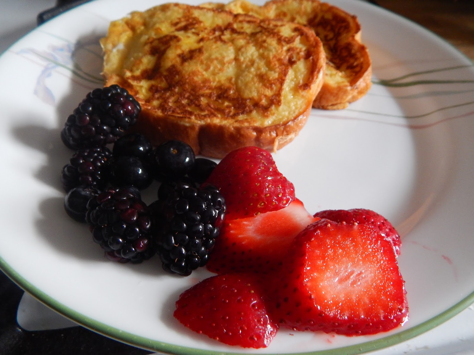 Through Myra's Eyes: Fruit salad & French Toast