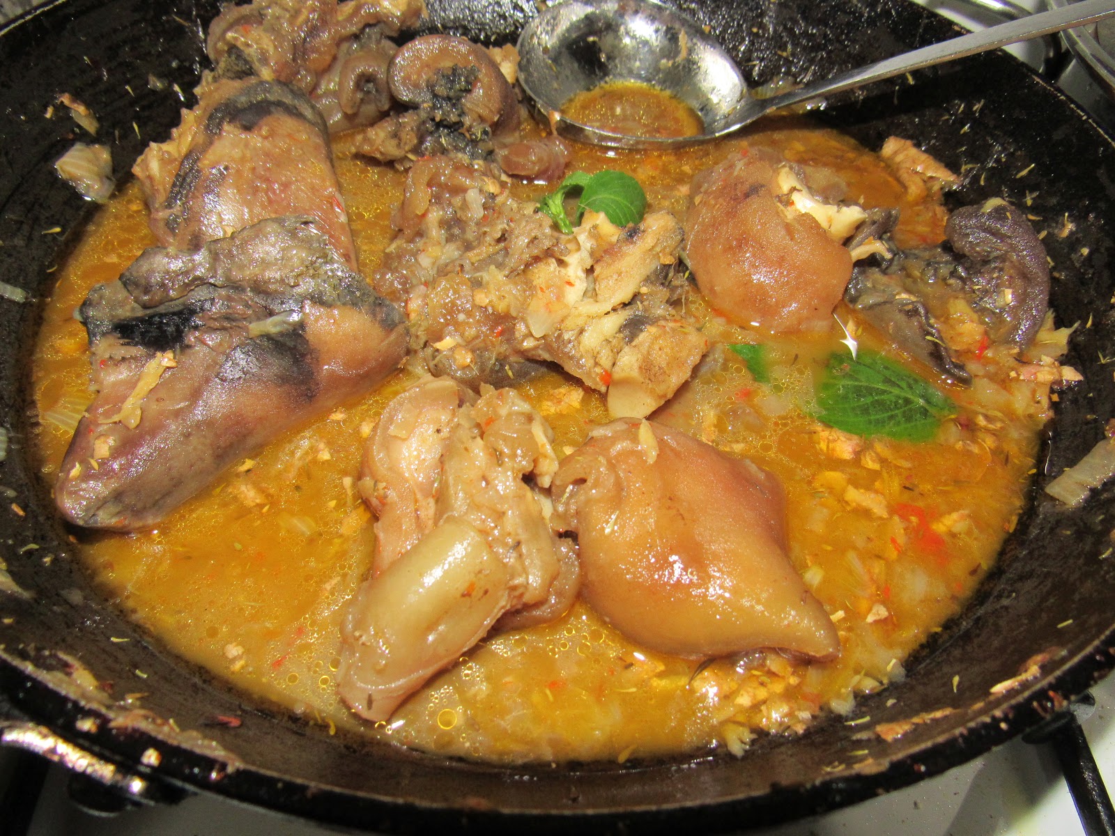 Nigerian Cow Leg Pepper Soup