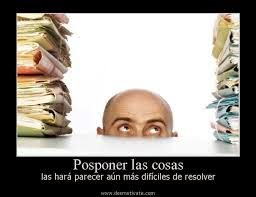 LECCION # 194 POSPONER ~ Lecciones de mi mentor