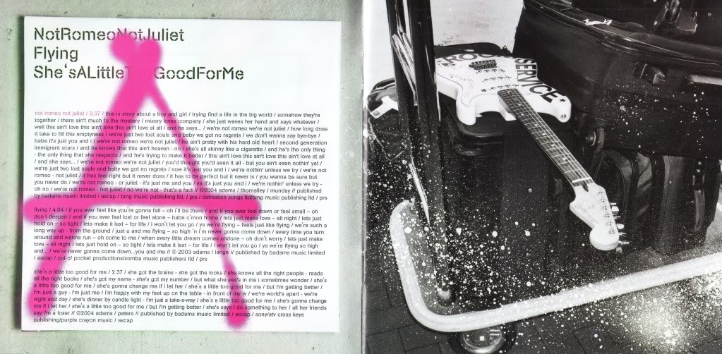 Encarte: Bryan Adams - Room Service - Encartes Pop