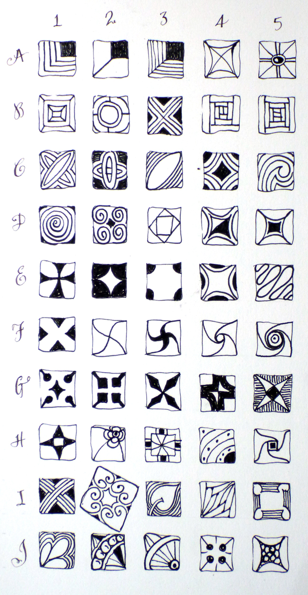 Zentangle: Grid (Un)Locked