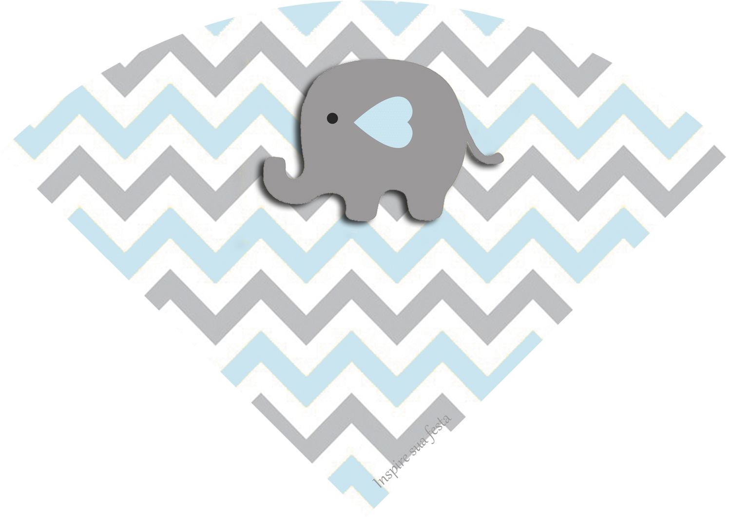 Baby Elephant in Grey and Light Blue Chevron: Free Printable Boxes and ...