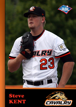 Australian Custom Baseball Cards: Steve Kent - 2011-12 Canberra Cavalry