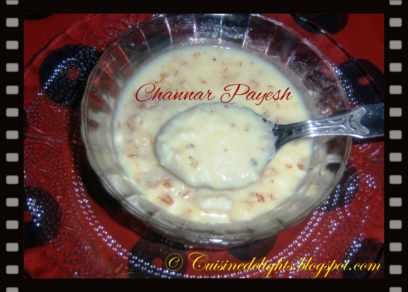 Chana'r Payesh (Bengali Style Paneer Kheer) - Cuisine delights