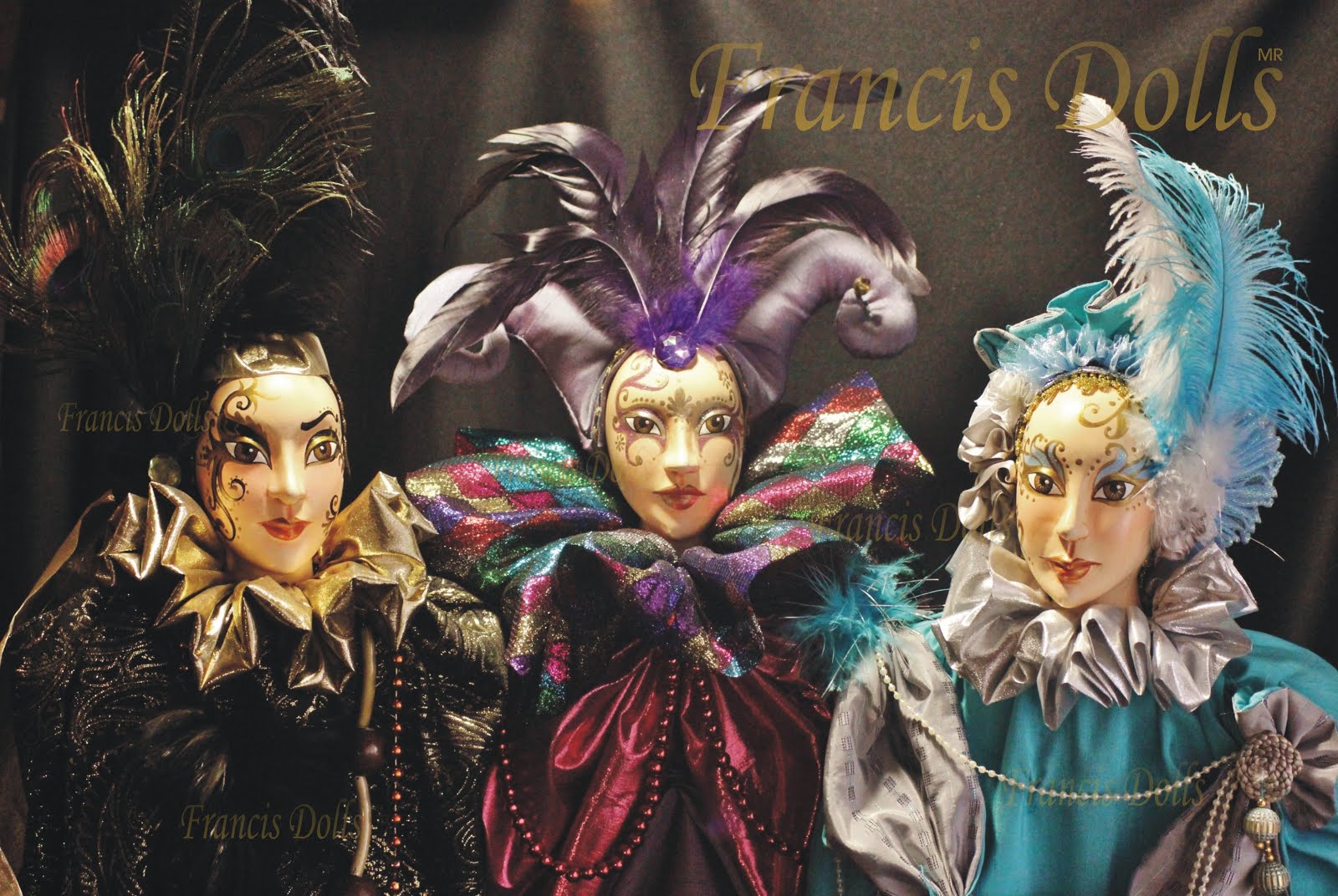 FRANCIS DOLLS M.R: ARLEQUINES VENECIANOS BY FRANCIS DOLLS