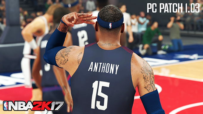 NBA 2K17 Official Patch 1.03 Patch Notes