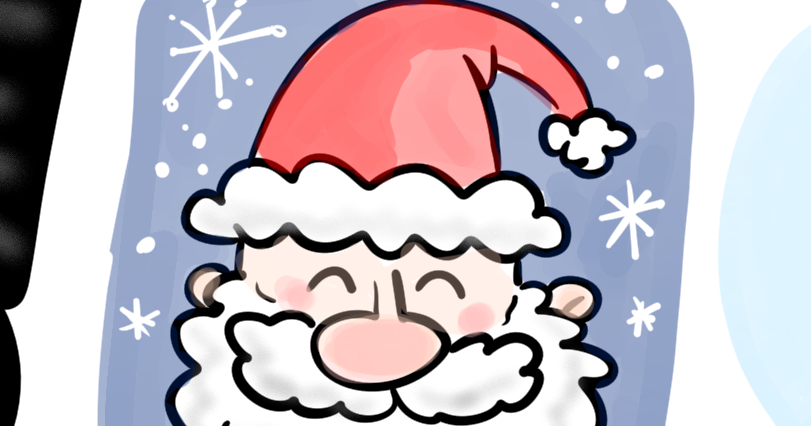 David Kantrowitz - Art Blog: Santa doodle