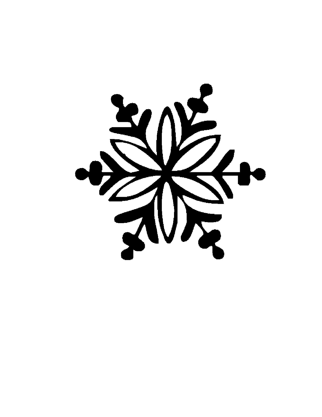 Modele cu FULGI de colorat - decupat - 69 :: Fise de lucru - gradinita ...