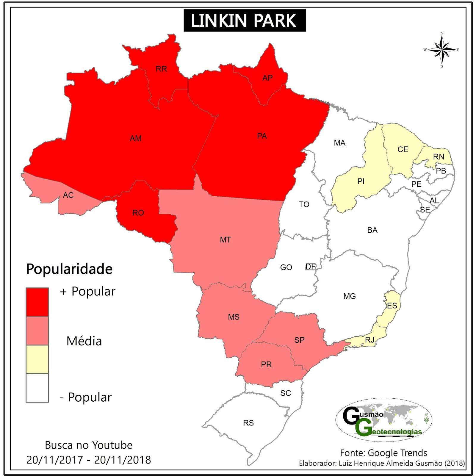 Geografia e Cartografia Digital: Onde estas bandas de Rock são mais ...