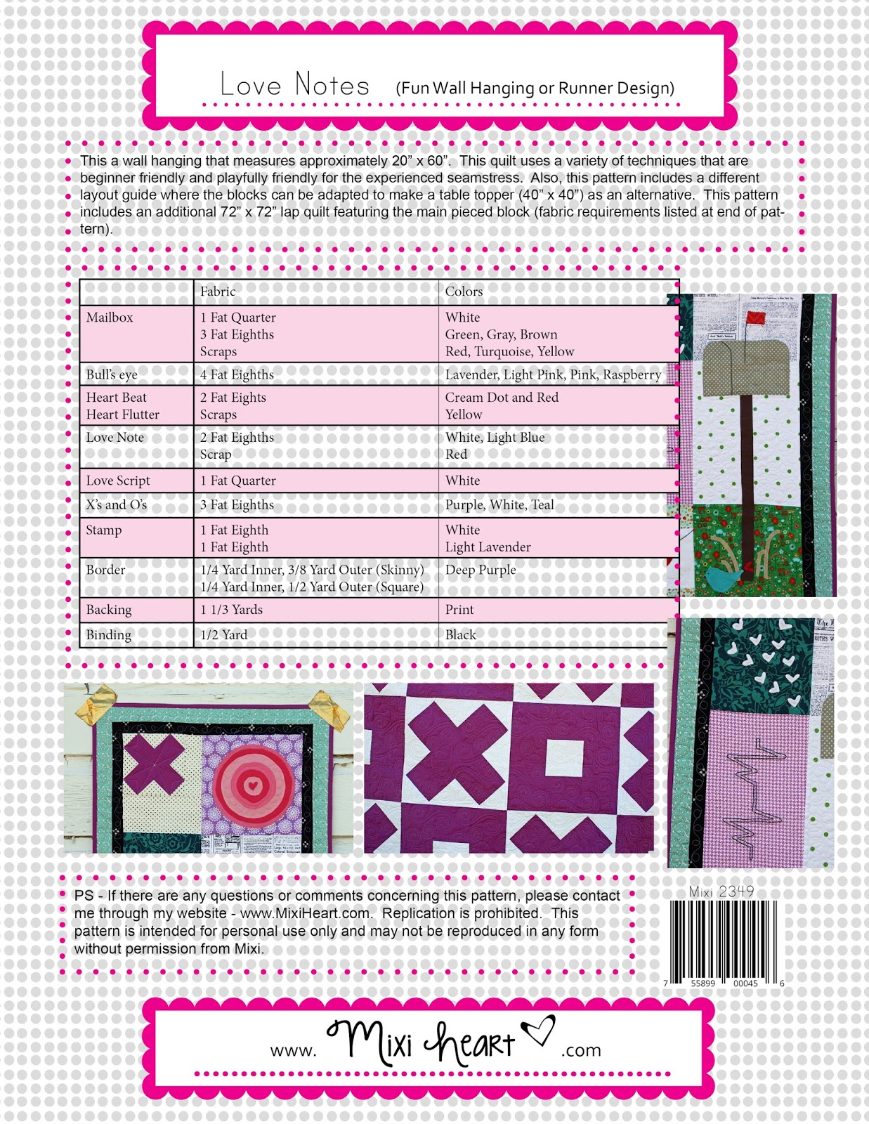 With all my Heart (Mixi Heart): Love Notes