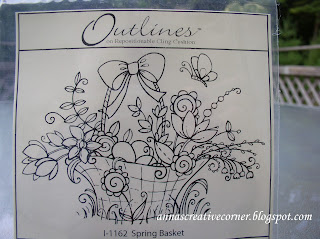 A Peek Inside The Creative Corner: Pretty Outlines Flower Basket