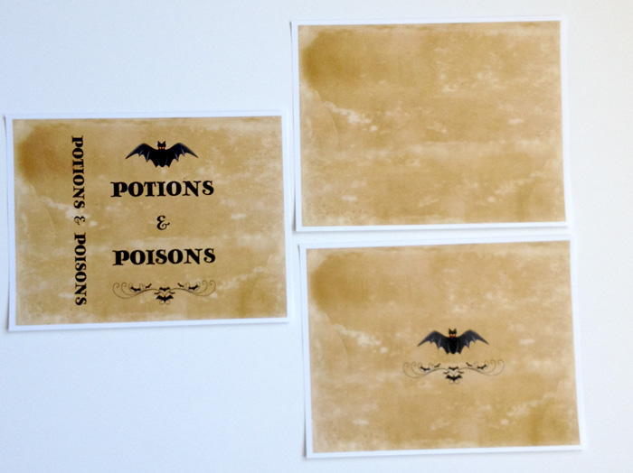 DIY Halloween Poisons and Potions Book + Free Printable | BellaGrey Designs