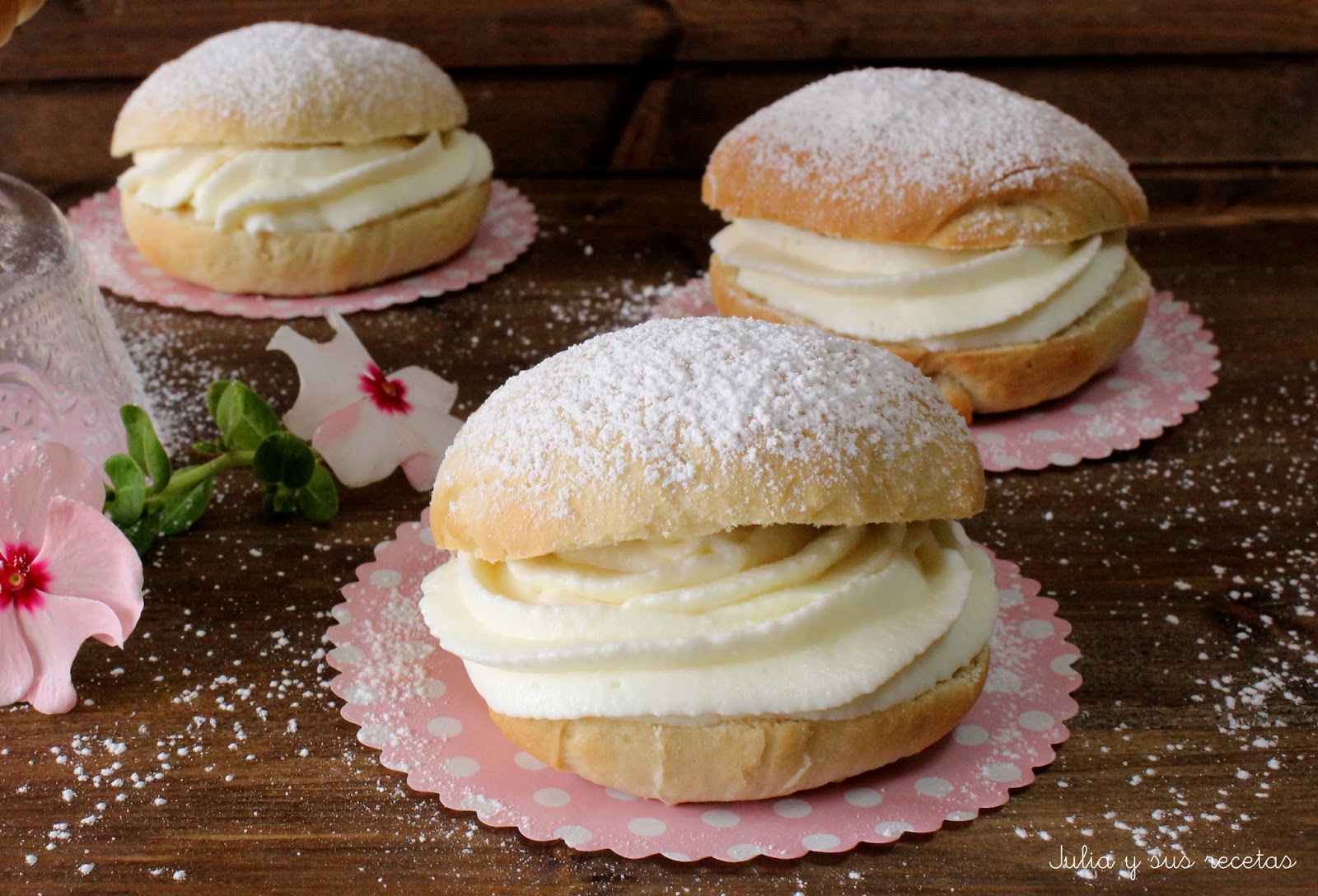 JULIA Y SUS RECETAS: Bambas de nata o merengue