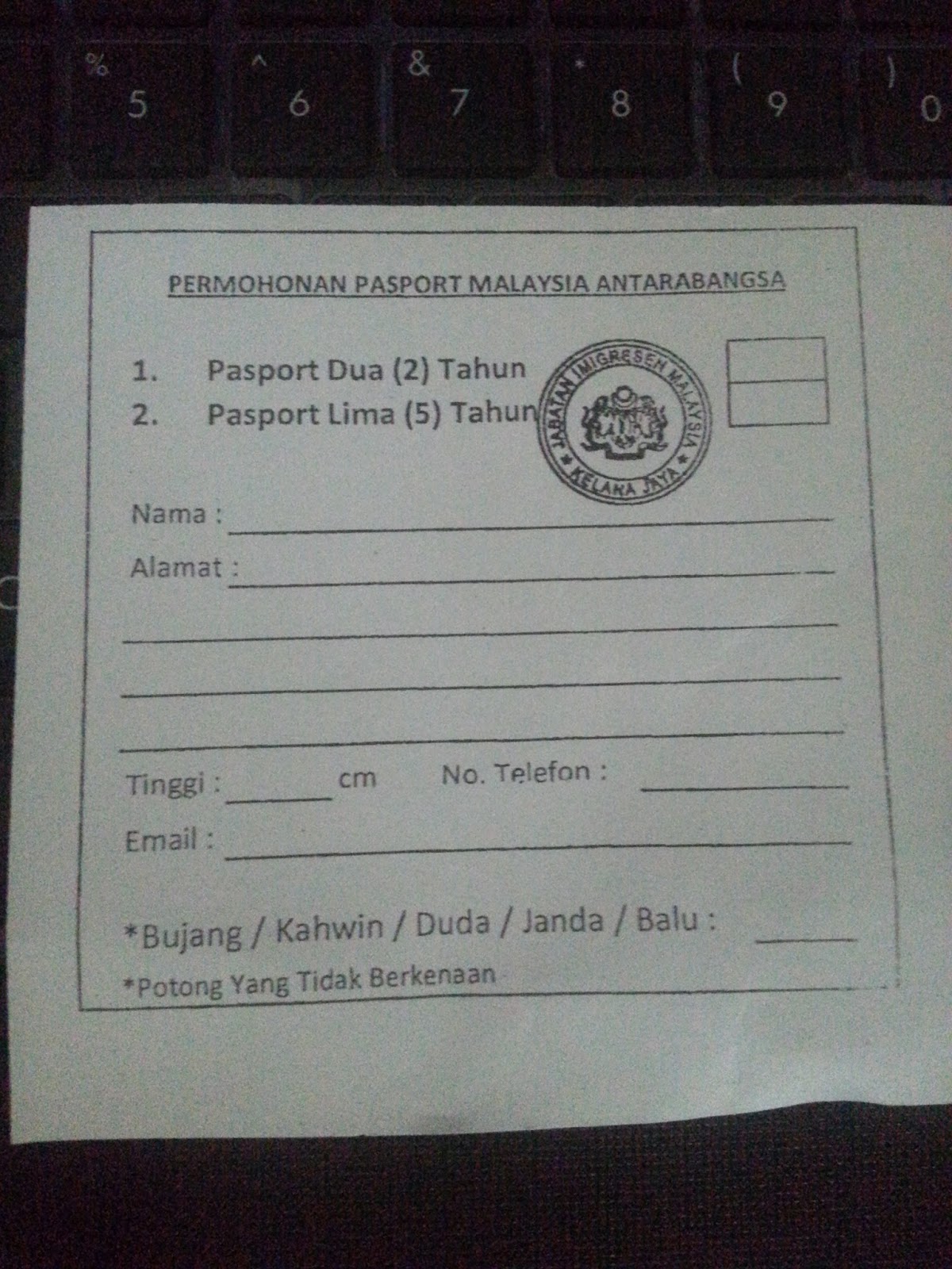 Tips 10 Perkara Penting Bila Nak Renew Passport