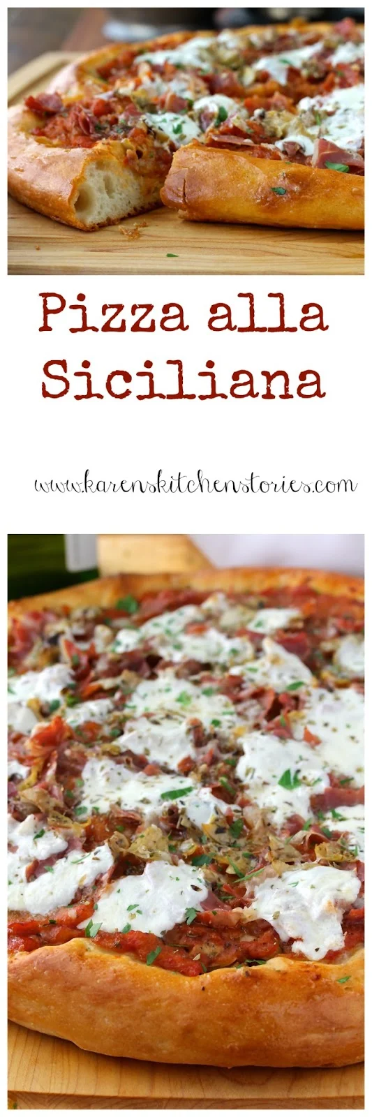 Pizza alla Siciliana | Karen's Kitchen Stories