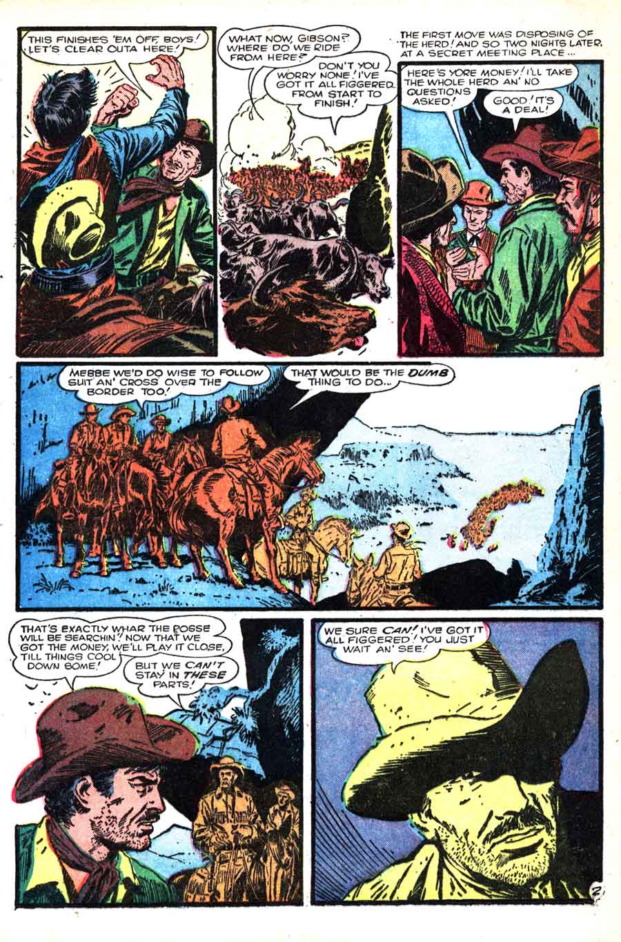 Wild Western #54 - Al Williamson art - Pencil Ink