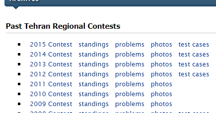 GOOD DAY TO CODE: Tehran Site 문제 정리